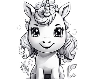 Printable Colouring Sheets, Instant Download, 20 Pages A4-size PDF, Fun ...