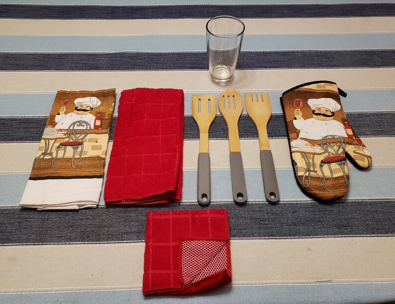 Chef Kitchen Towel Bundle Gift Set - Etsy