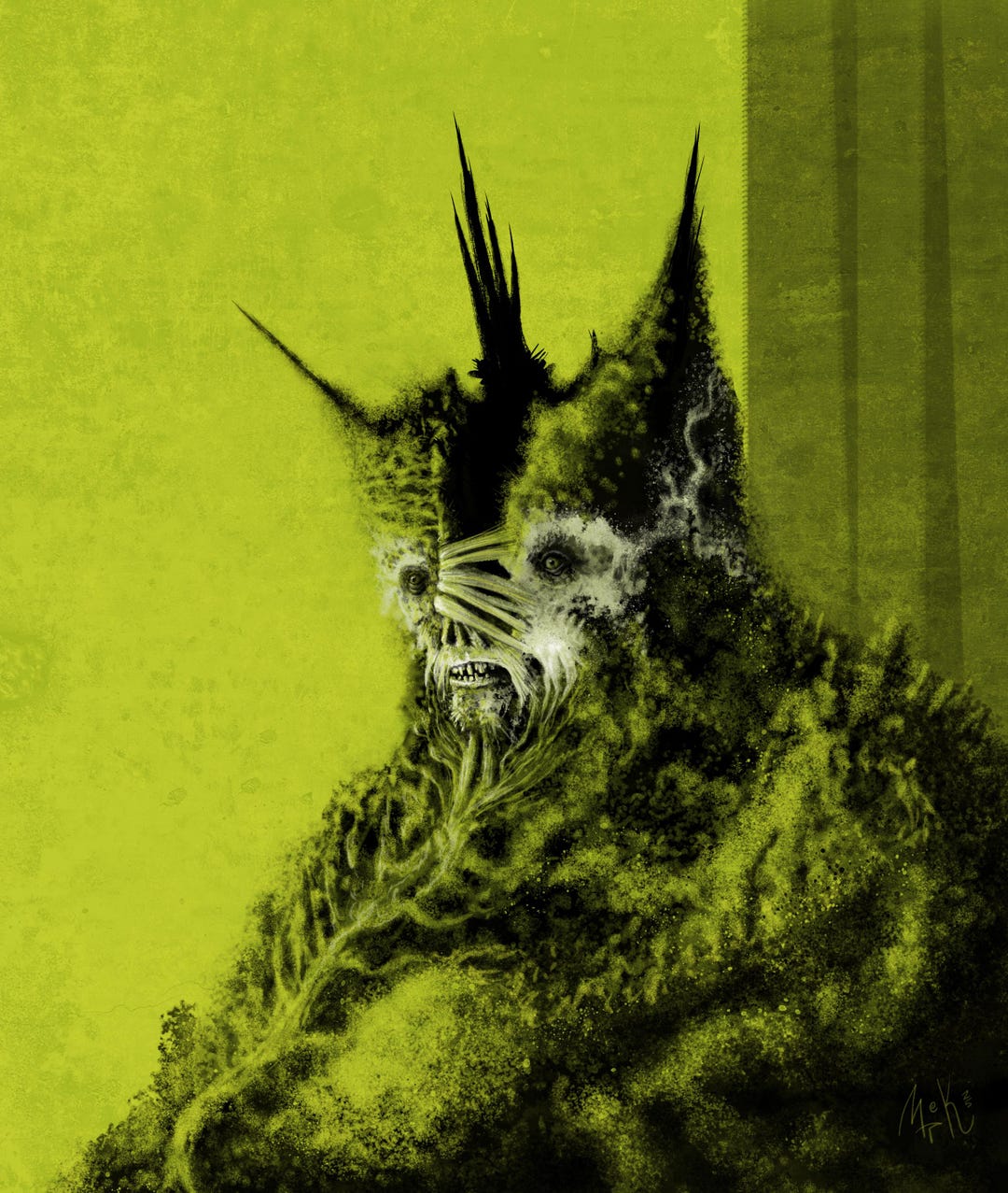 Limelight - A Melancholy Creature Illustration - Etsy