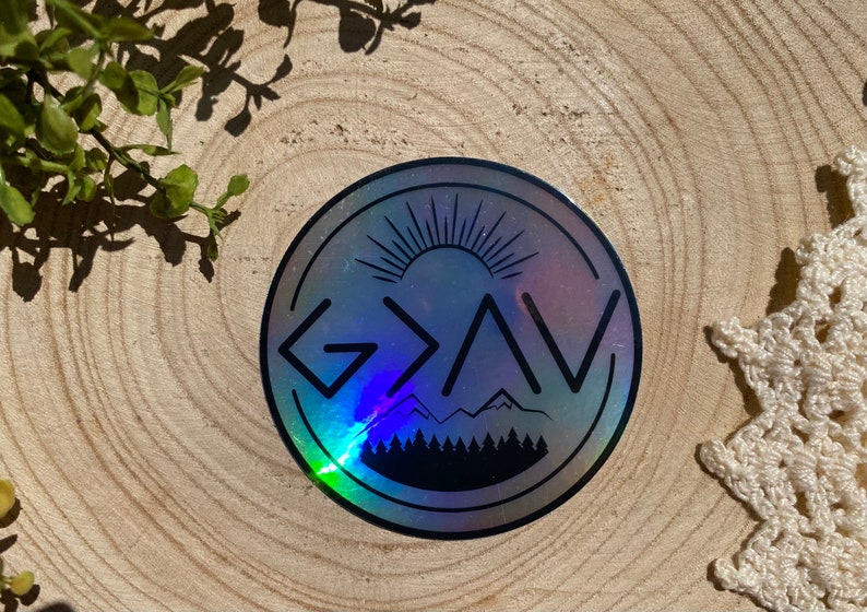 Christian Sticker~ Wilderness Decal~ Waterproof~ Vinyl~ Holographic ...