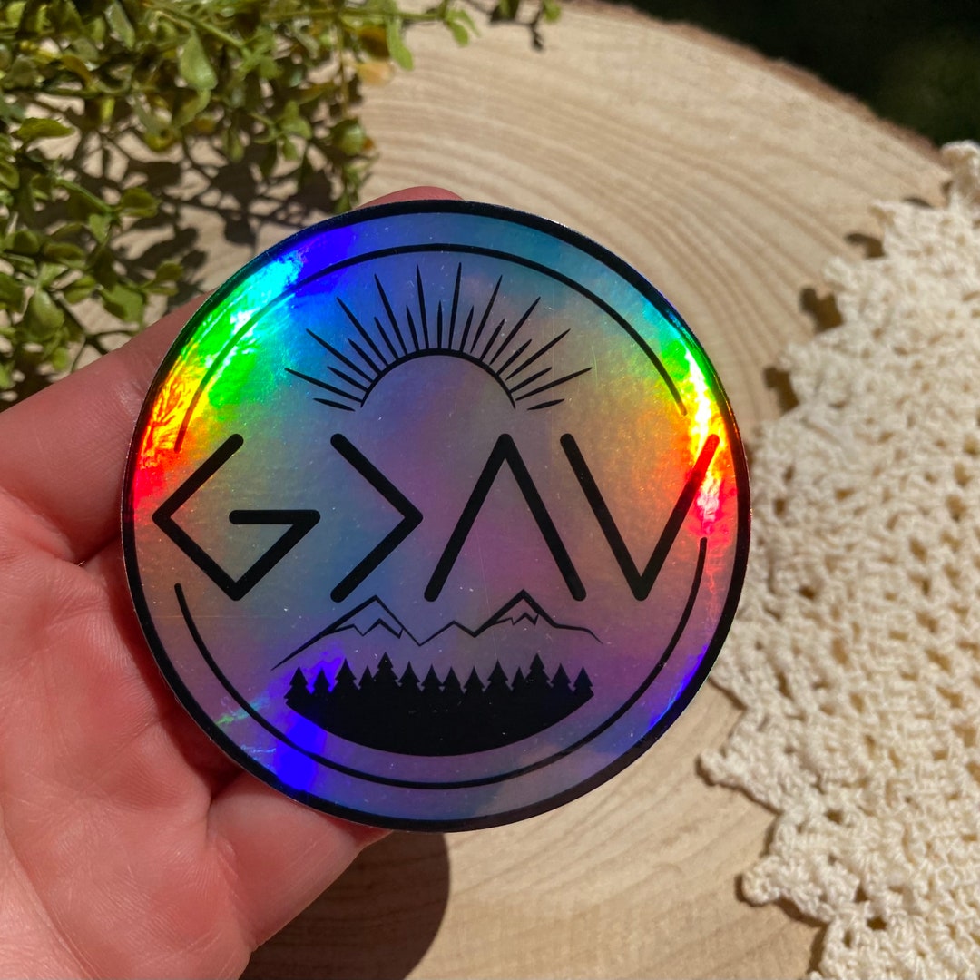 Christian Sticker~ Wilderness Decal~ Waterproof~ Vinyl~ Holographic ...