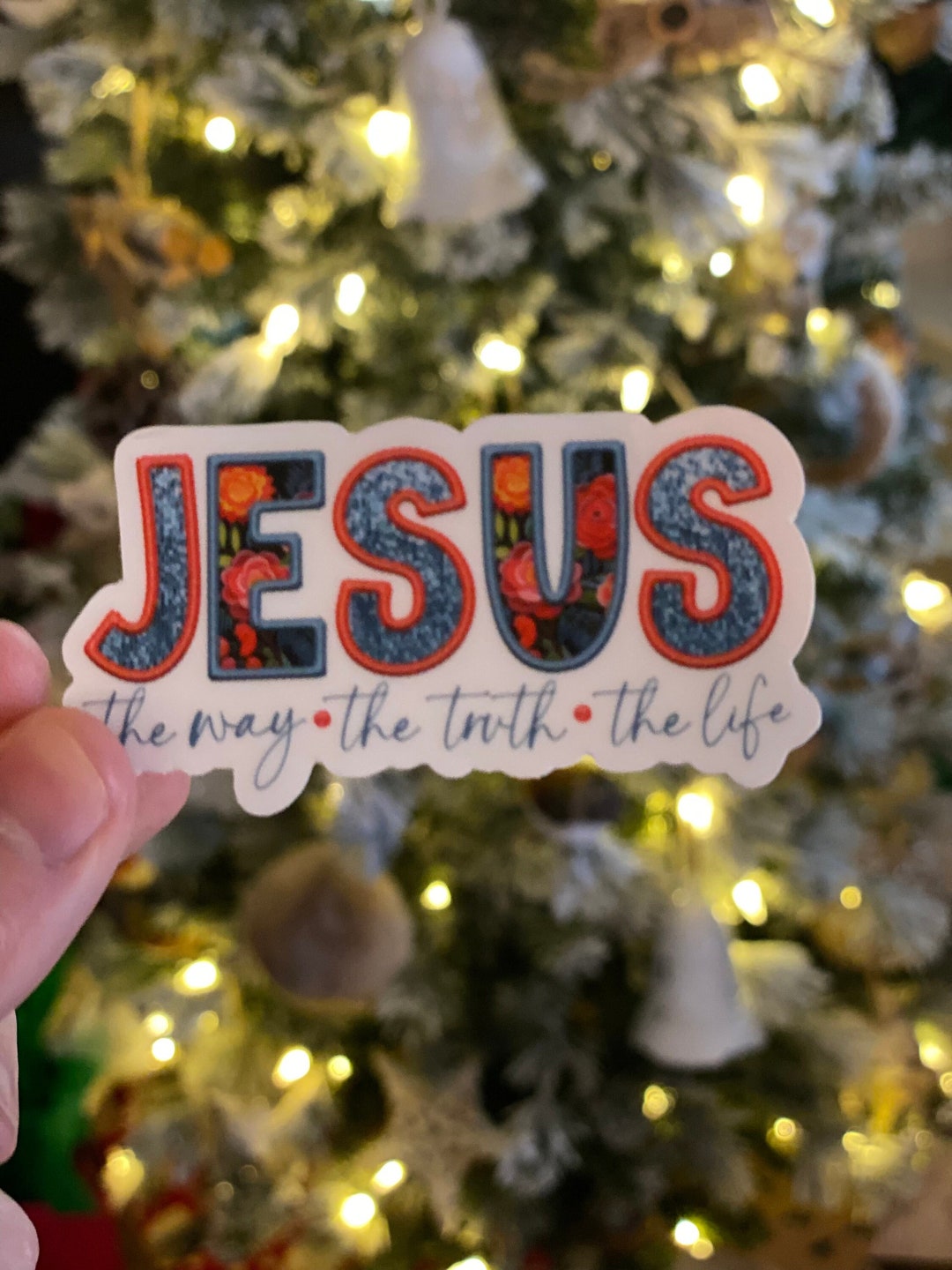 Jesus~ the Way~ the Truth~ the Light Sticker~ Clear Decal~ Waterproof ...