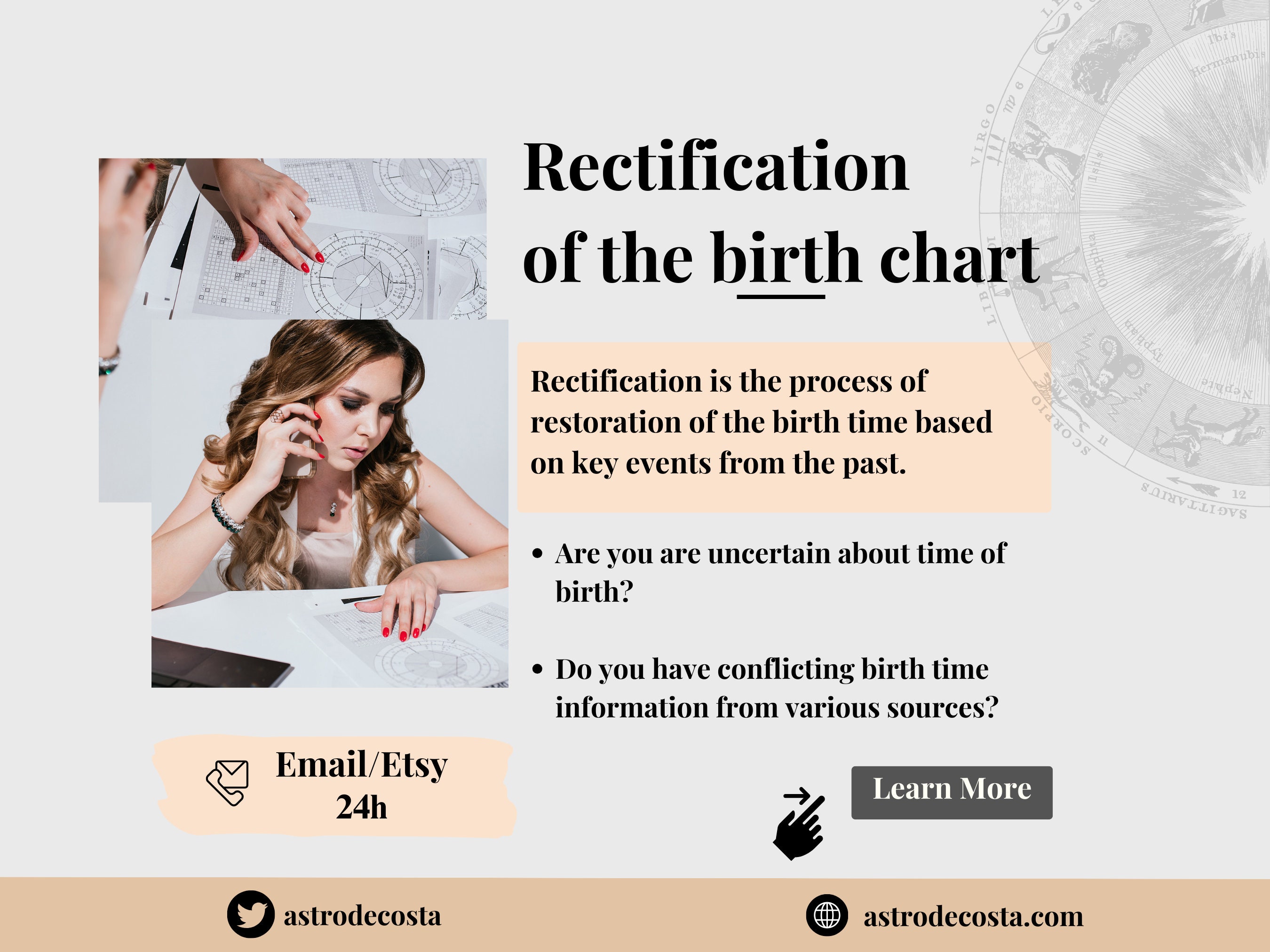 Birth Time Rectification Know Your Exact Birth Time Natal Chart ...