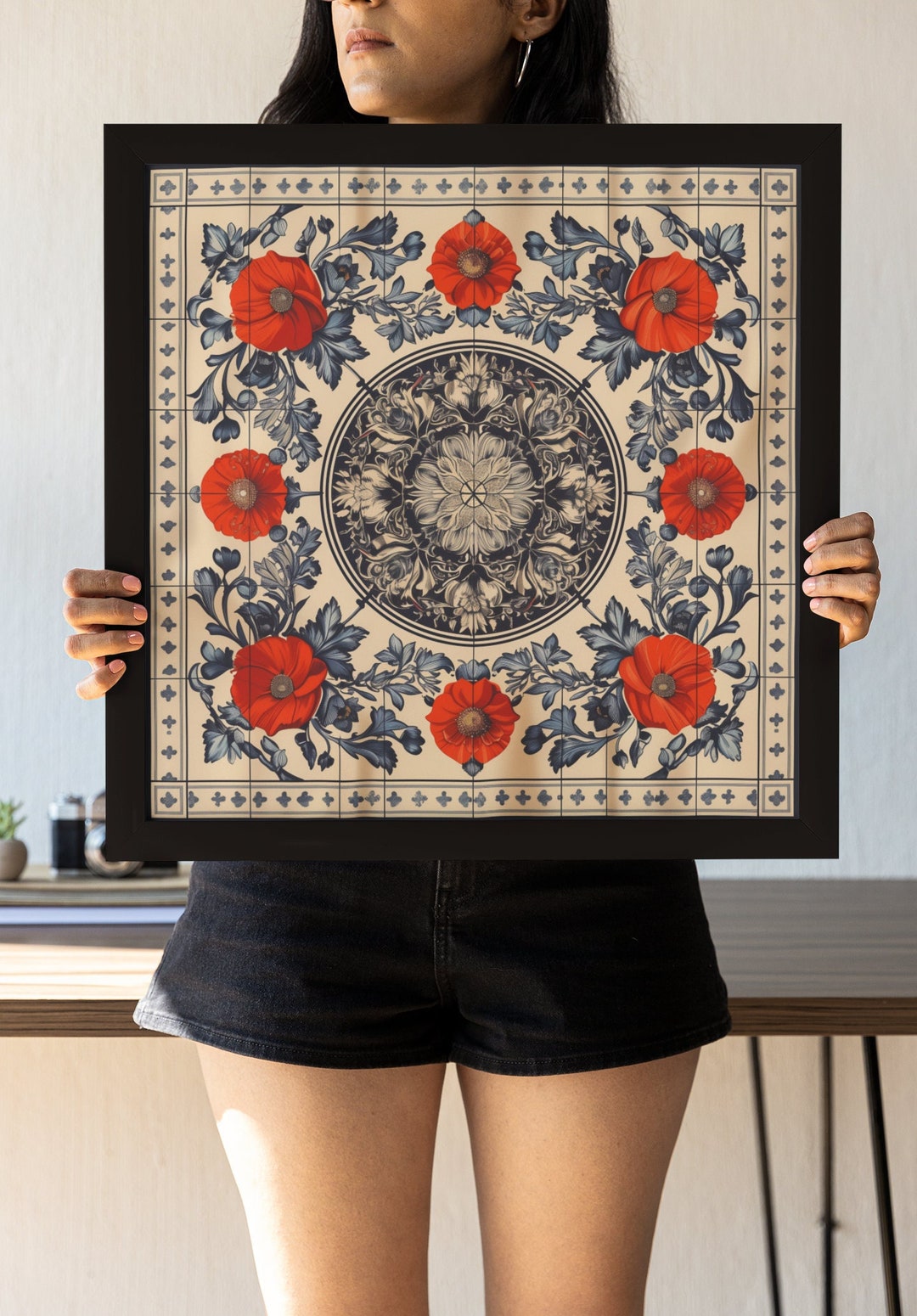 Red Poppy for Palestine | WALL PRINT ART | Free Palestine, #ceasefire ...