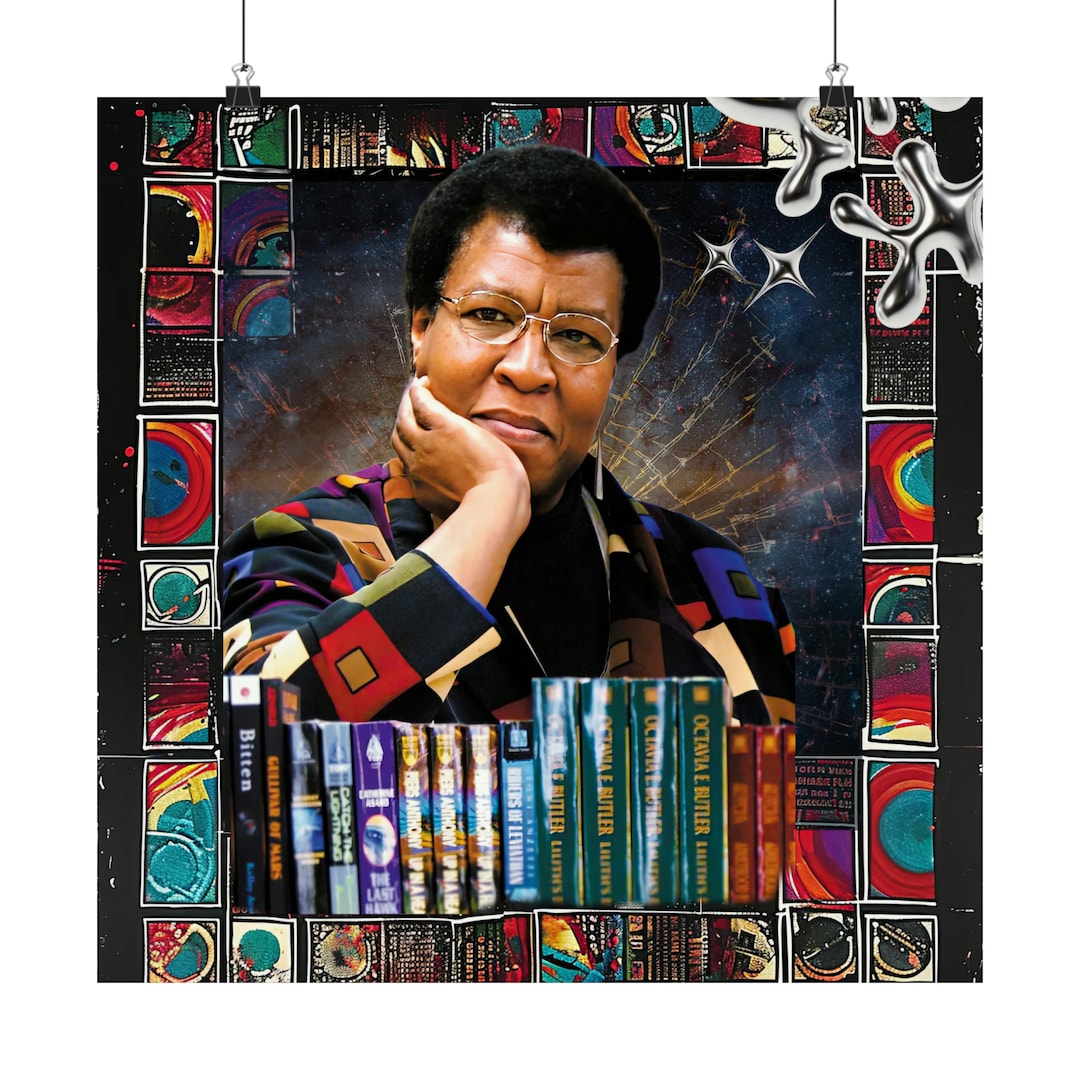Octavia Butler "builder of Worlds" | Limited Edition WALL ART | African ...