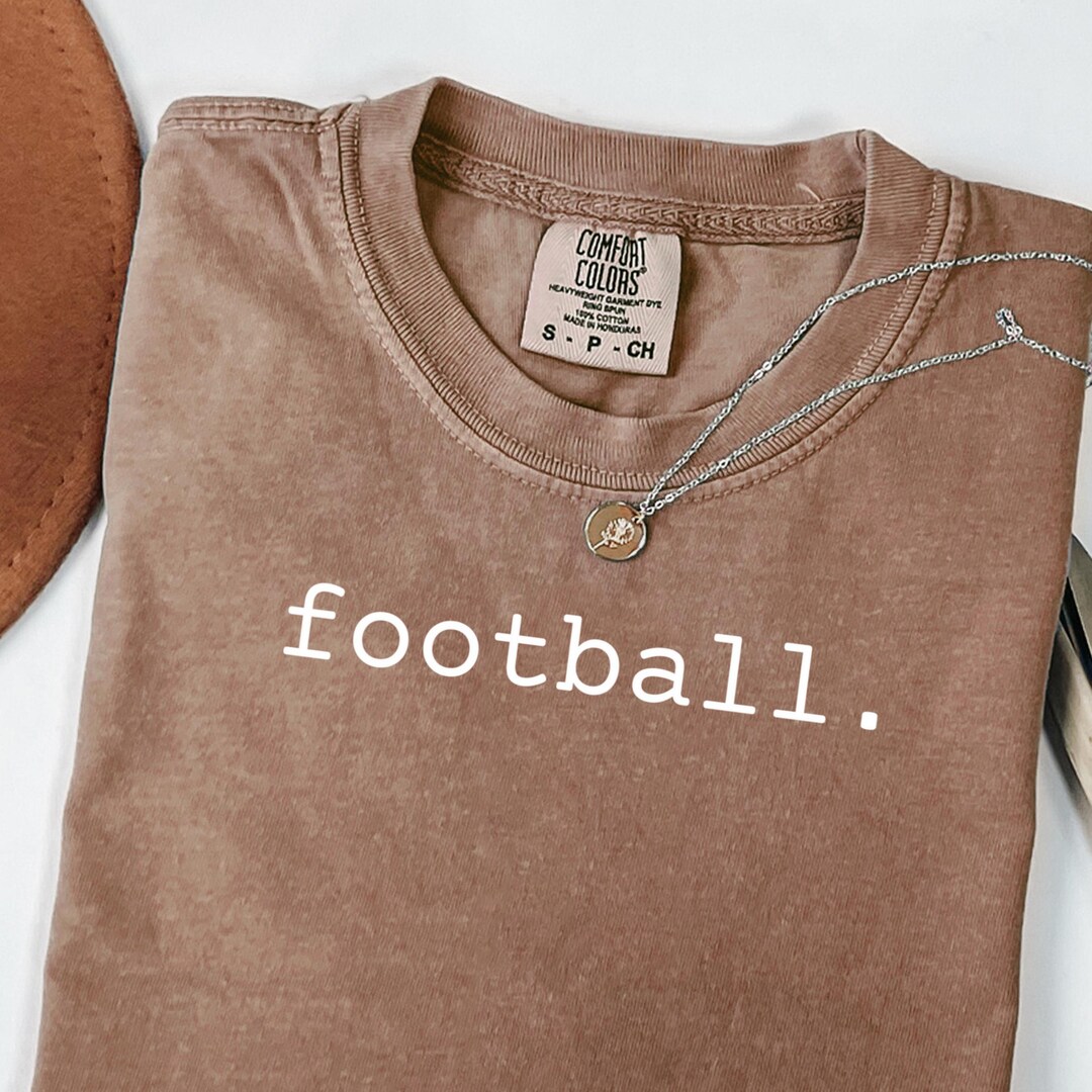 Comfort Colors® Football Shirt, Football Lover Shirt, Football Player ...