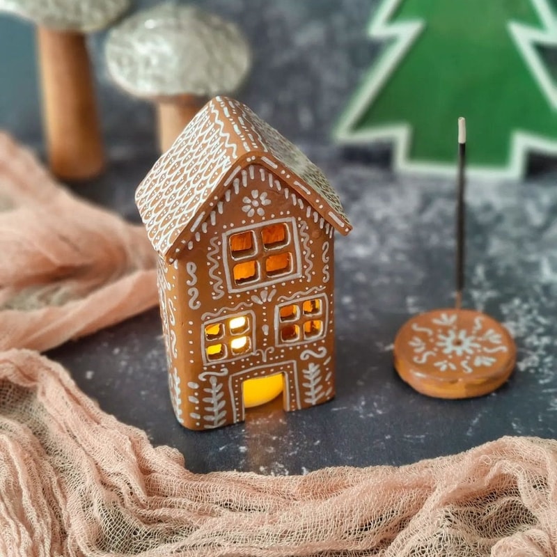 Gingerbread Candles - Etsy