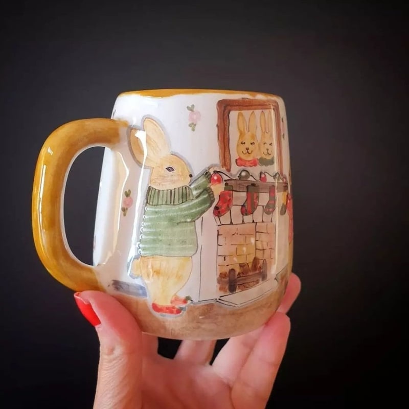 Ceramic Pottery Mugs - Etsy