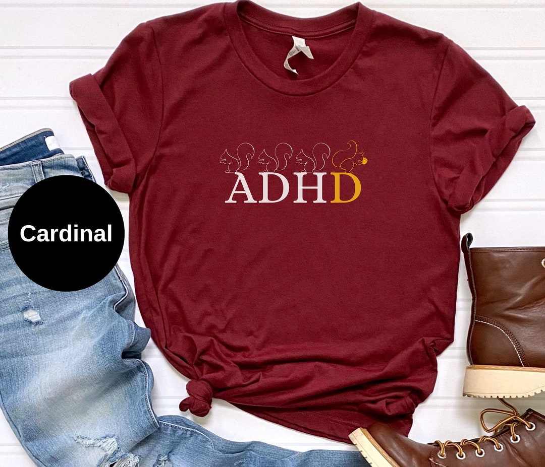 Classic ADHD Shirt | Funny & Relatable Tee for the Easily Distracted - Etsy