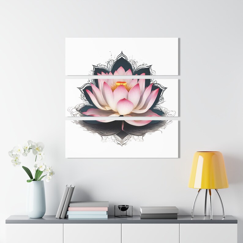 Lotus Flower Art, Custom Design Art, Flower Lovers - Etsy