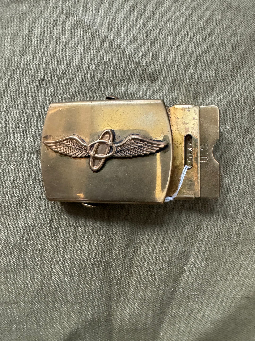 Vintage Military Belt Buckle - Etsy