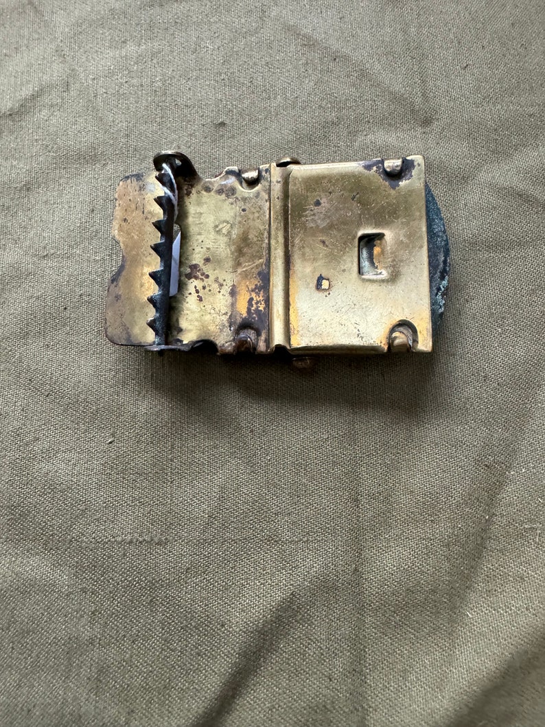 Vintage Military Belt Buckle - Etsy