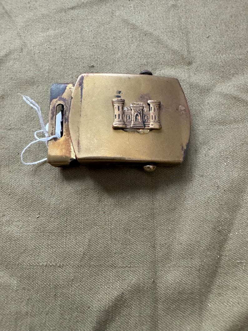 Vintage Military Belt Buckle - Etsy