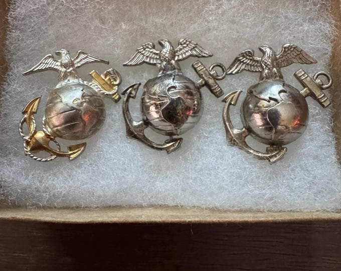 World War 2 USMC EGA Collar Devices - Etsy