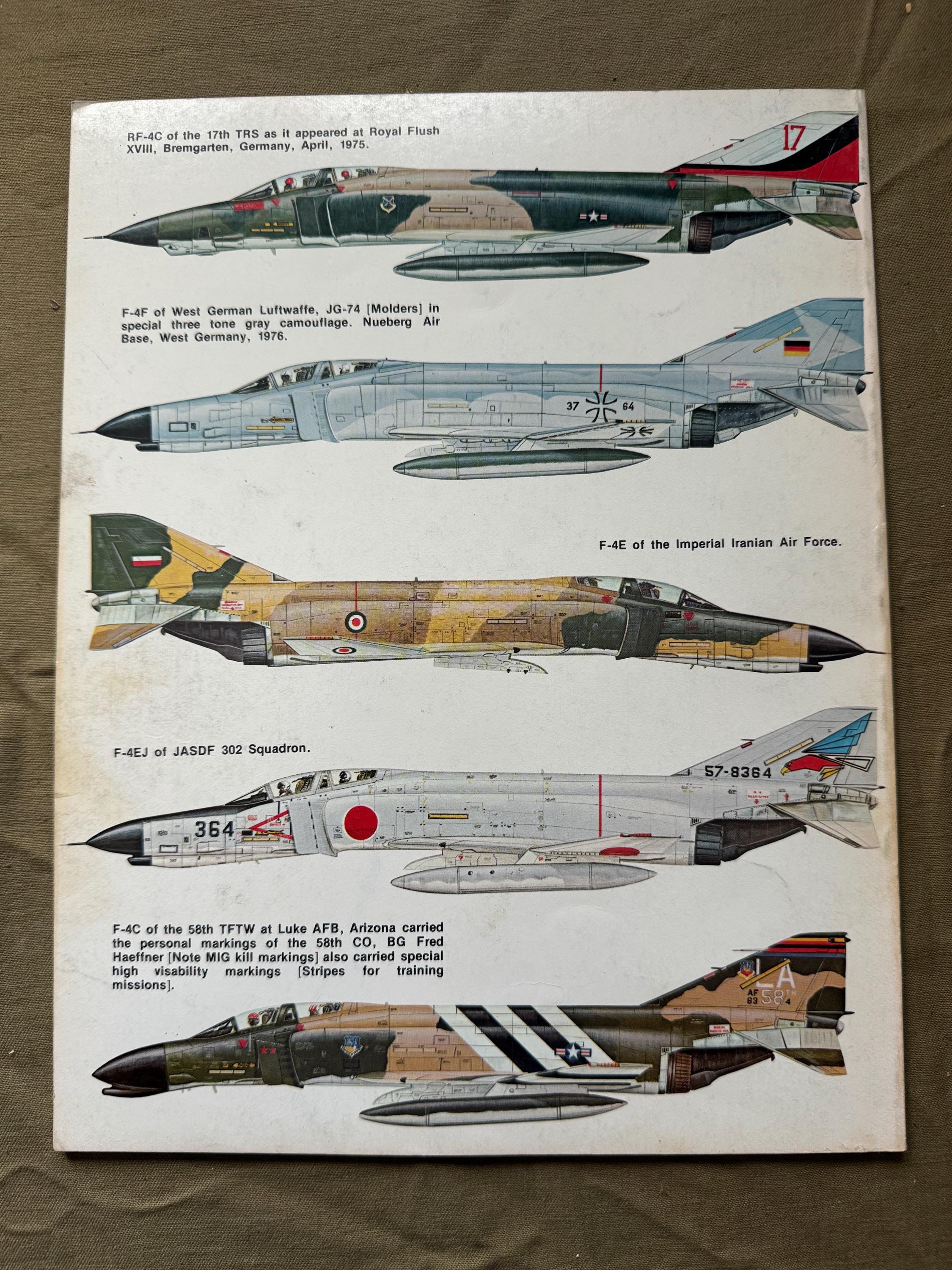 Military Aircraft Book F4 Phantom - Etsy