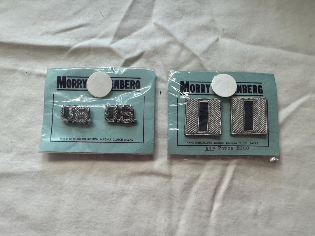 Vintage Military Morry Luxenberg Insignia - Etsy