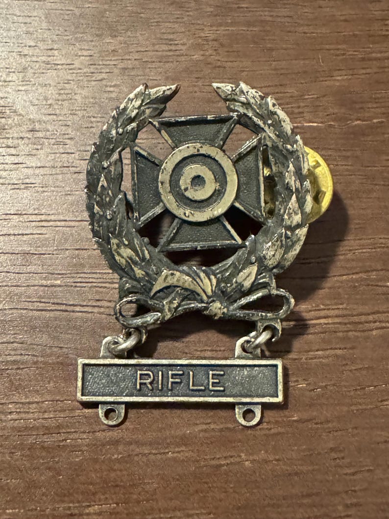 Military WW2 Marksmanship Badge - Etsy