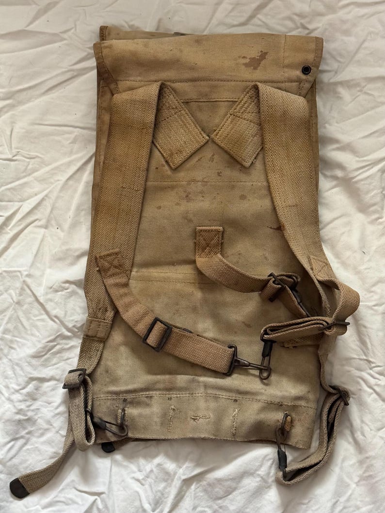 Military WW1 Haversack With Mess Kit - Etsy