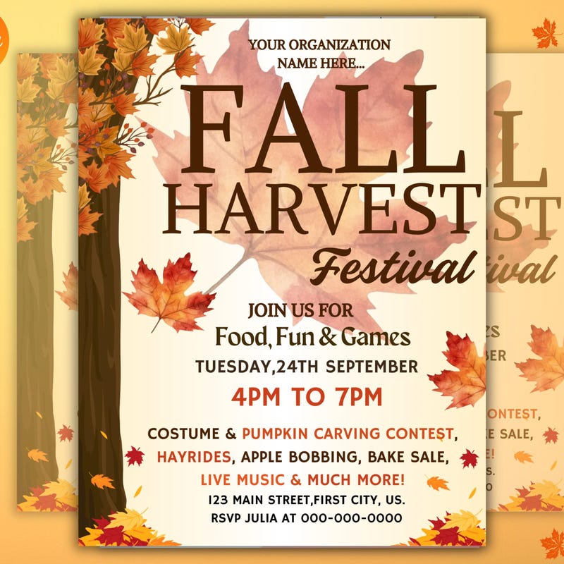 Fall Festival Signs - Etsy