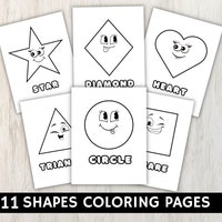2D Shapes, Shapes Flashcards, Geometric Shapes Flash Cards, Digital ...