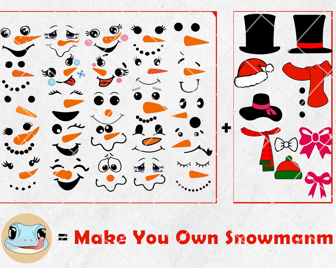 Snowman Face Svg Snowman Svg Christmas Svg Snowman Cut - Etsy Canada