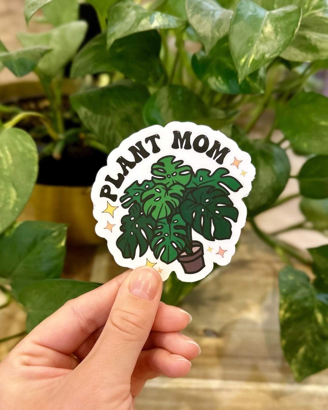 Plant Mom Sticker, Plant Sticker, Plant Lover Sticker, Plant Mom, Plant ...