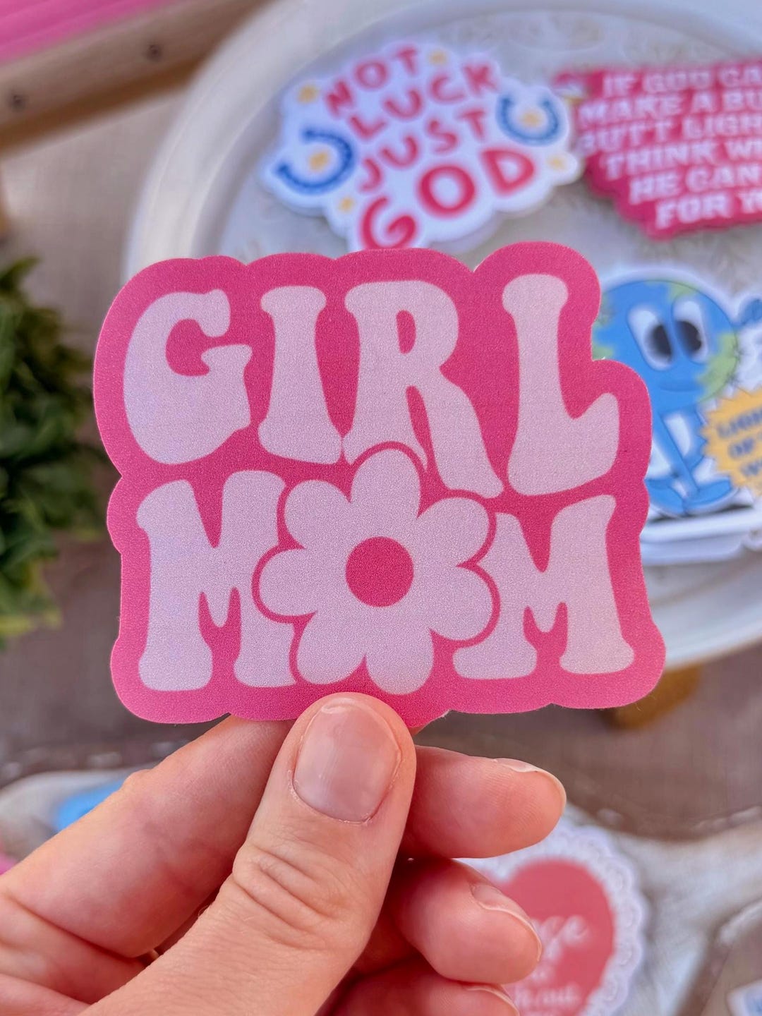 Girl Mom Sticker, Girl Mama Sticker, Mama Sticker, Mom Sticker, Girl ...