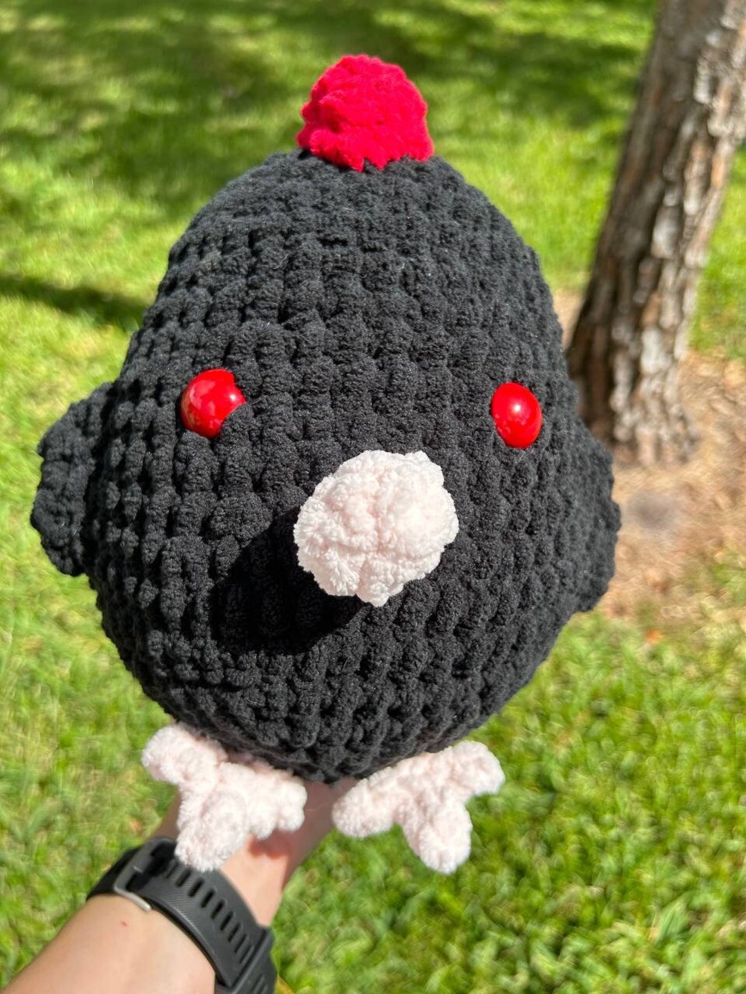 Crochet Farm Chicken Plushie Amigurumi - Etsy