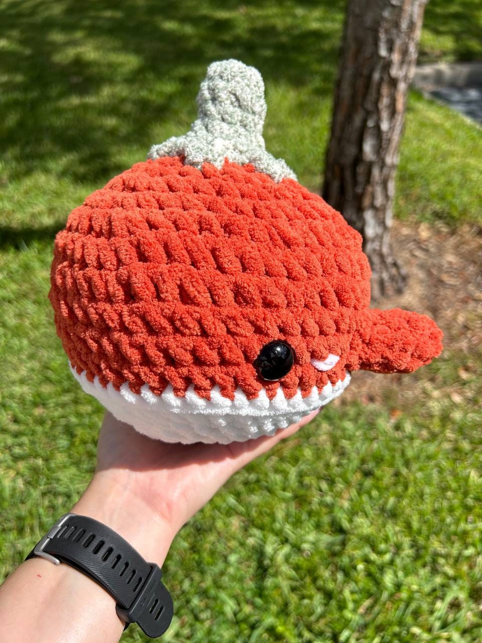 Crochet Pumpkin Whale Plushie Amigurumi - Etsy