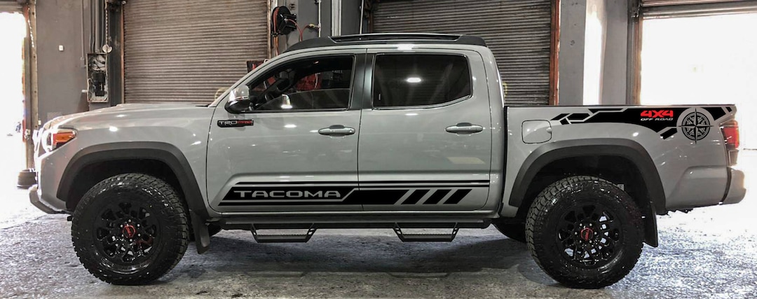 Toyota Tacoma TRD PRO & Rocker Panel 2016-2020 Side Vinyl Decals ...