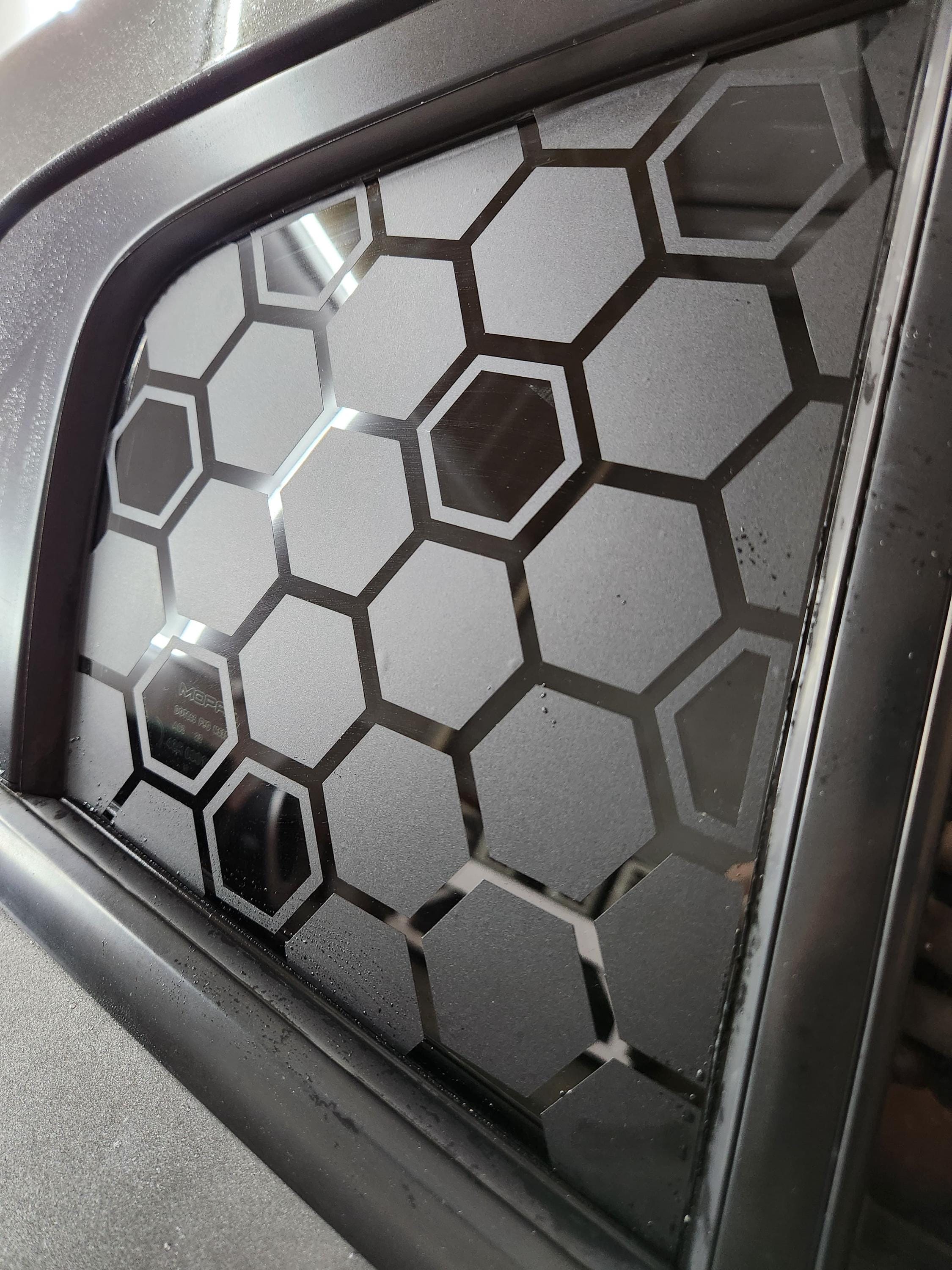 Honeycomb Hexagon Window Decals (set of 2) - Dodge Charger - Etsy