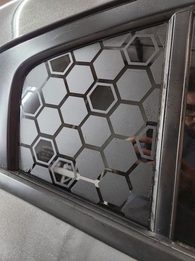 Honeycomb Hexagon Window Decals (set of 2) - Dodge Charger - Etsy