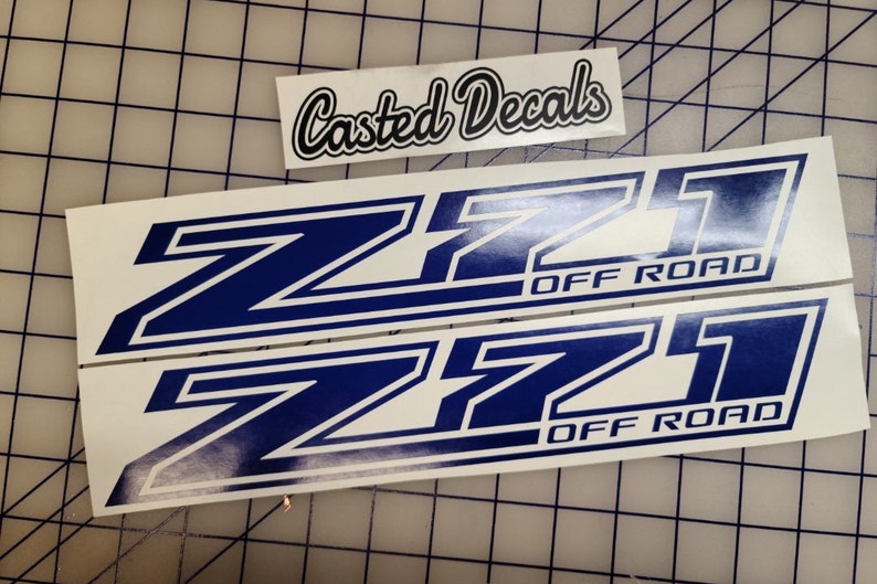 Z71 off Road Decals (2pk) Chevy Fender Tailgate Stickers for 2014-2023 ...