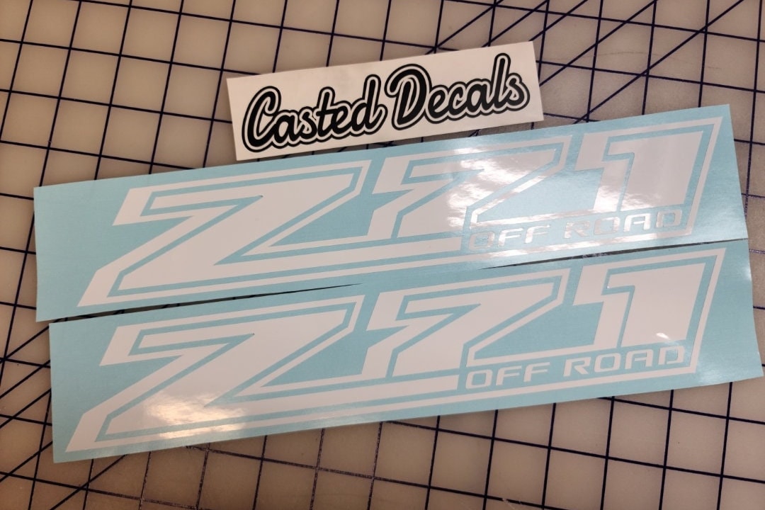 Z71 off Road Decals (2pk) Chevy Fender Tailgate Stickers for 2014-2023 ...