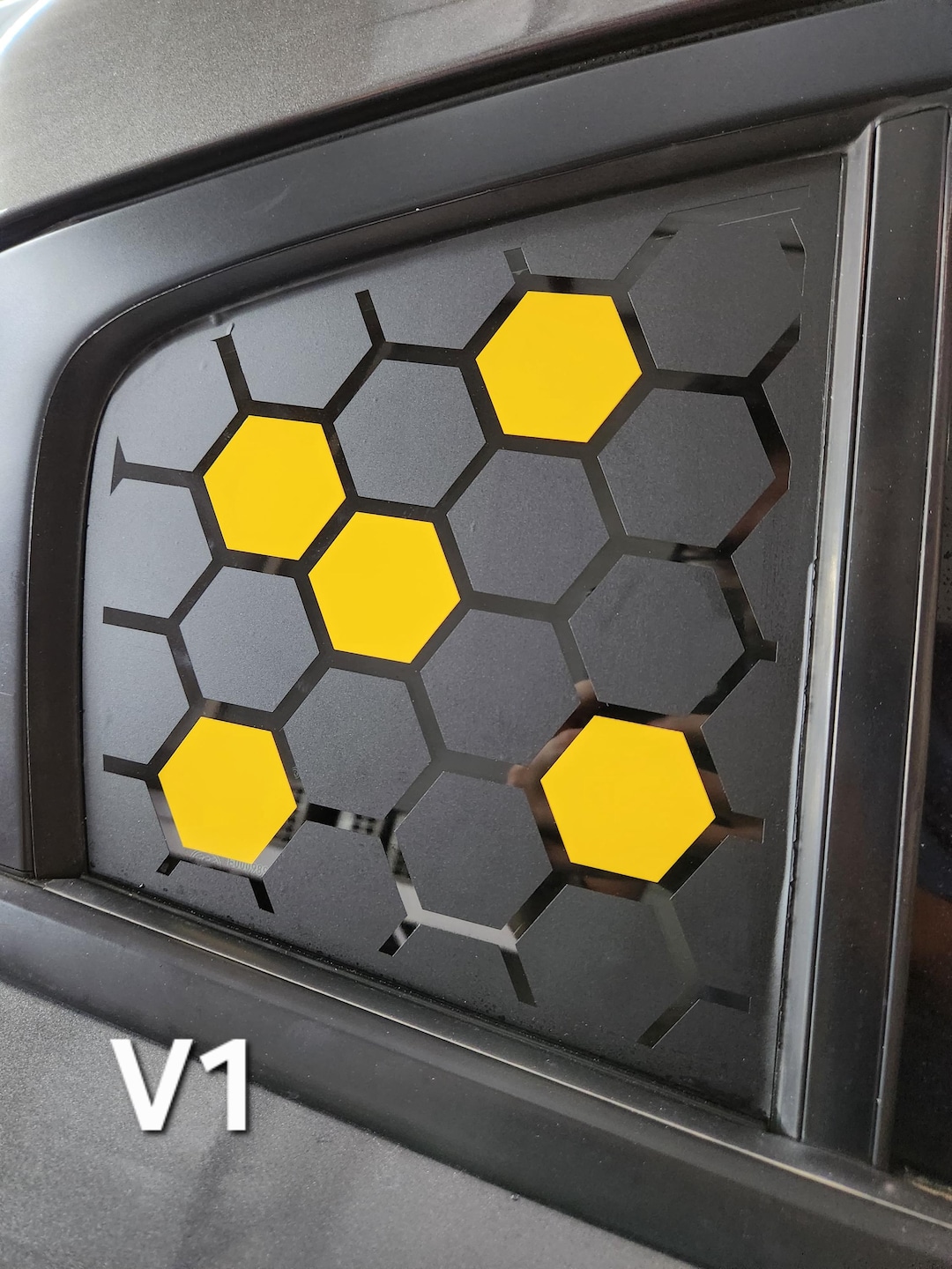 Honeycomb Hexagon Window Decals (set of 2) - Dodge Charger Vinyl ...