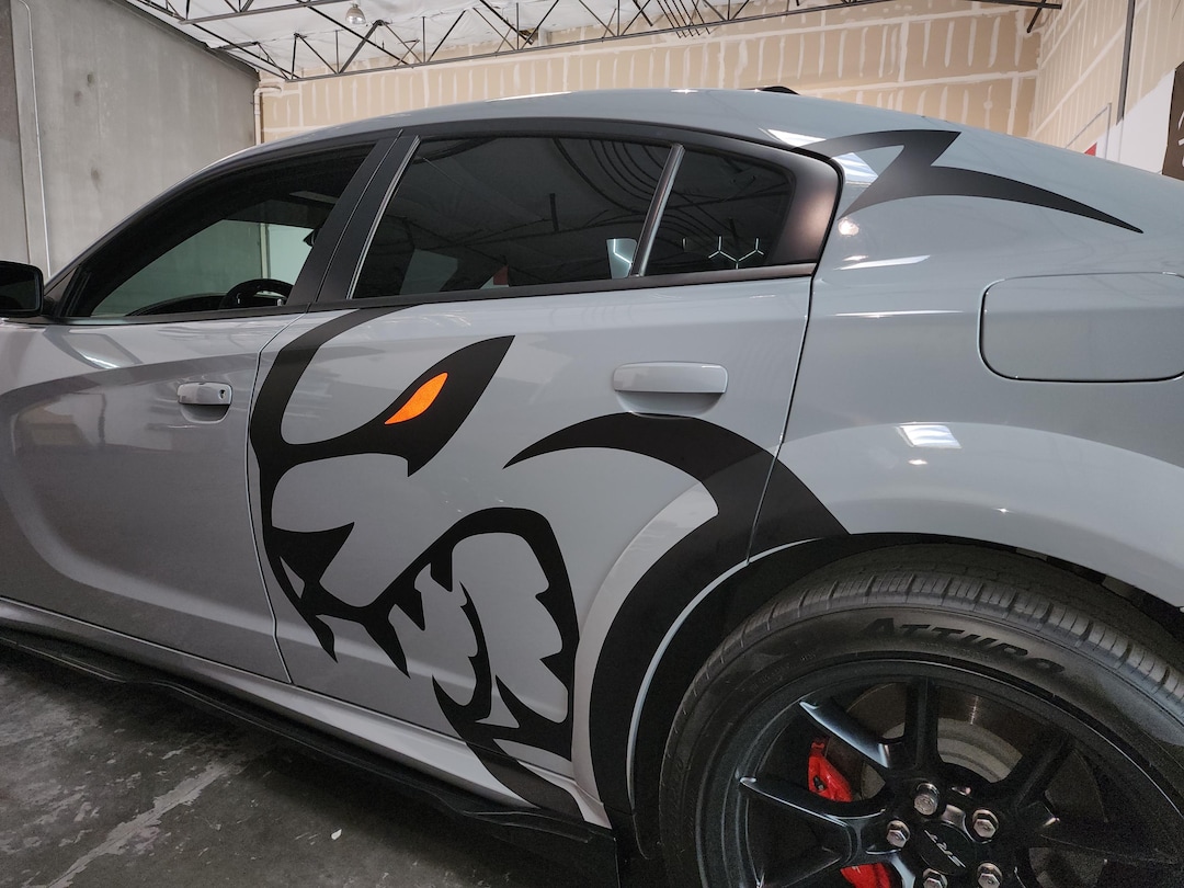Large Hell Cat Decal for Charger 2015+ Sides Design - Etsy