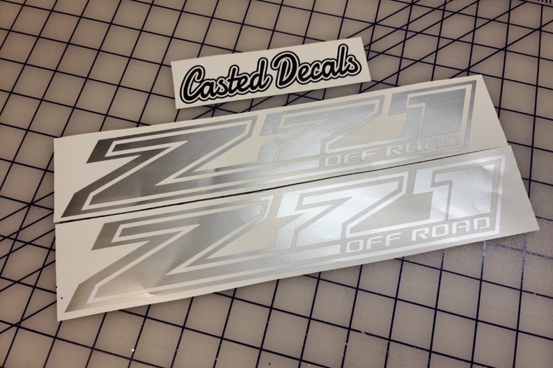 Z71 off Road Decals (2pk) Chevy Fender Tailgate Stickers for 2014-2023 ...