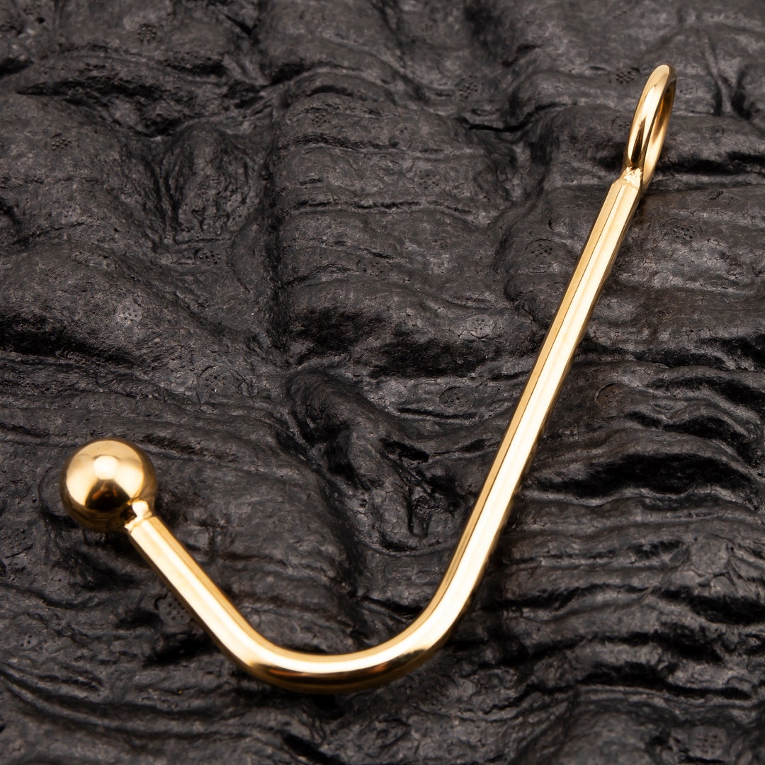 MATURE Gold Plated Anal Hook Butt Plug for Anal Play and - Etsy
