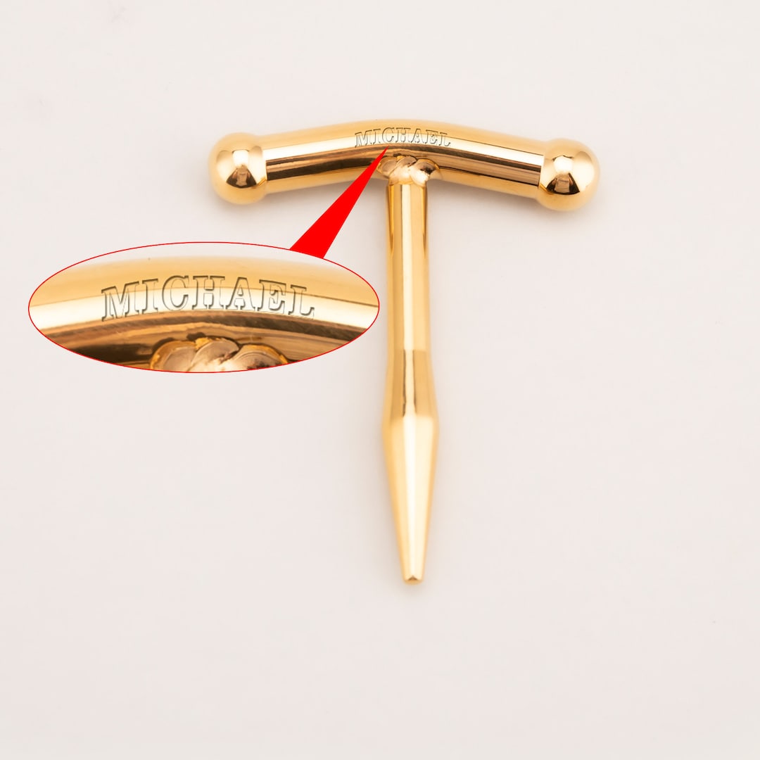 MATURE Customized Text Smooth Urethral Plugs,gold Plated Urethral ...