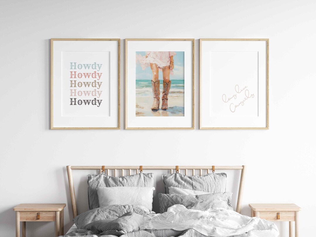Coastal Cowgirl Printable Poster Print, Long Live Cowgirls, Boots ...