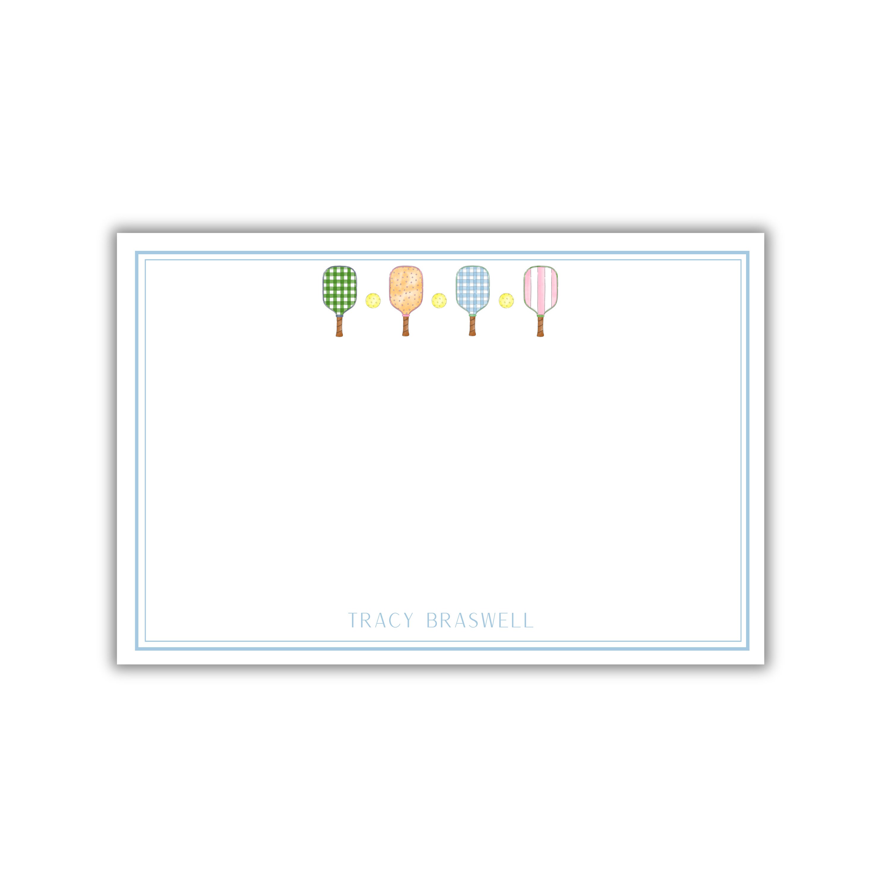 Pickle Ball Stationery, Pickleball Note Cards, Pickle Ball Gifts ...