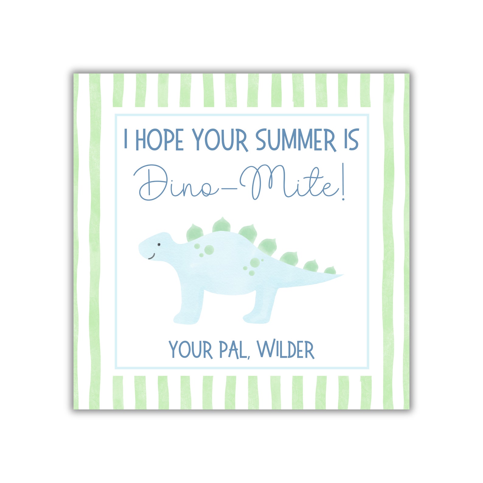 Have a Dino-mite Summer / School Gift Tags / End of School Gifts / End ...