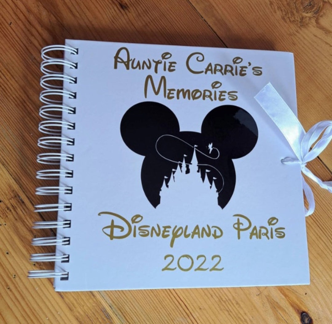 Disney Inspired Memory Book Disney Scrapbook Personalised Disney Memory ...