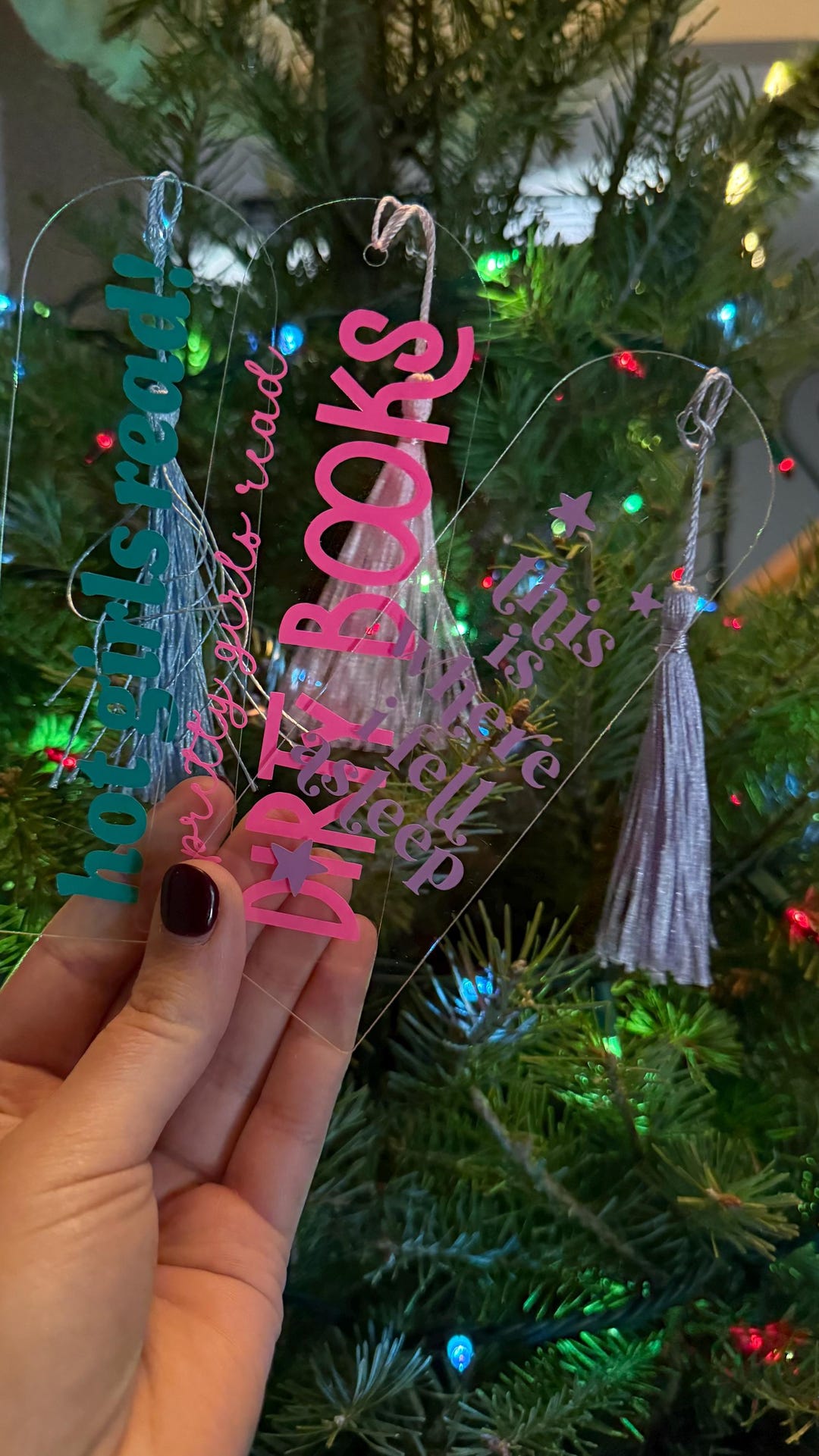 Acrylic Bookmarks With Permanent Vinyl Design - Handmade, Unique ...