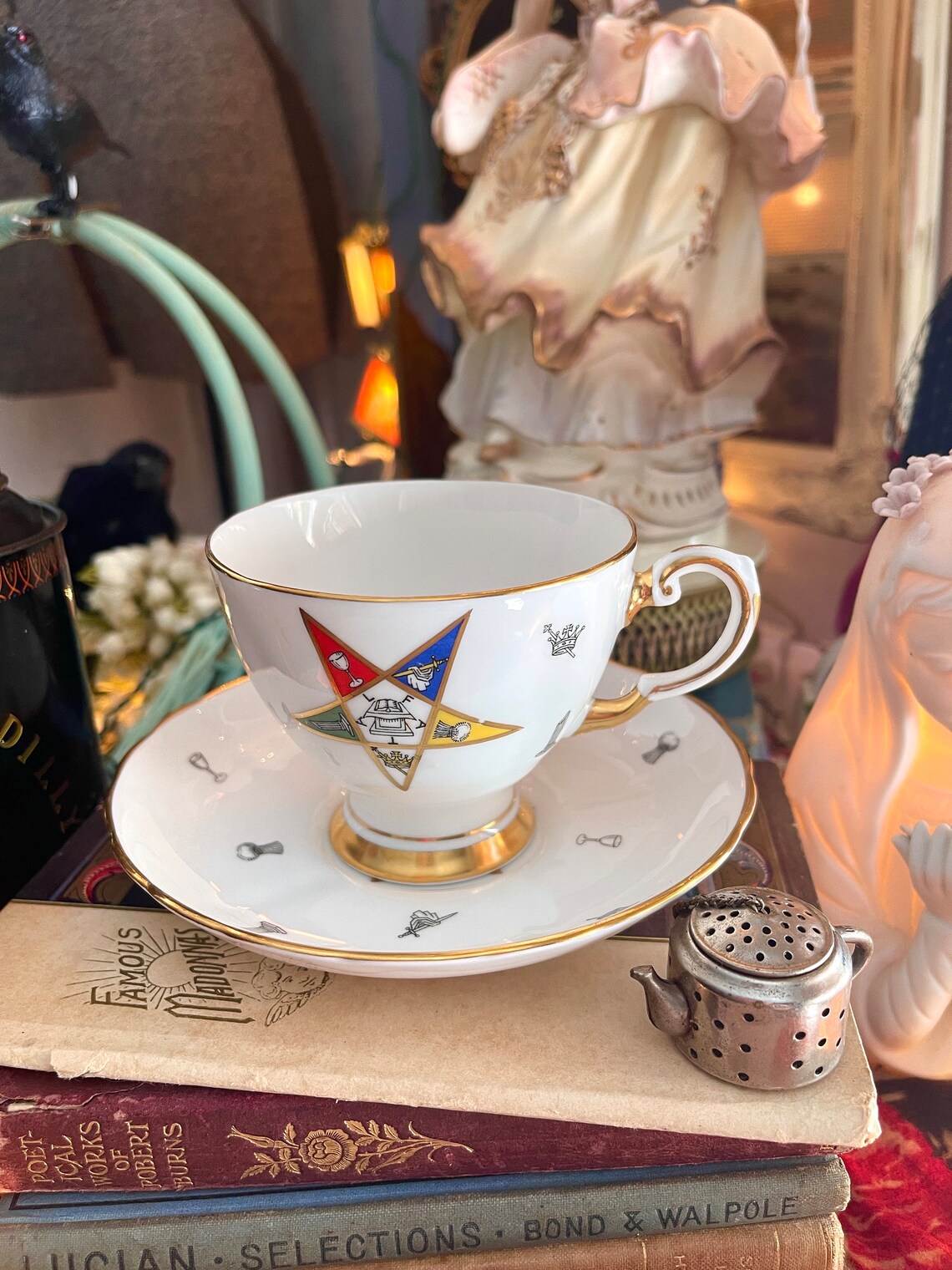 Vintage Order of the Eastern Star Teacup - Etsy