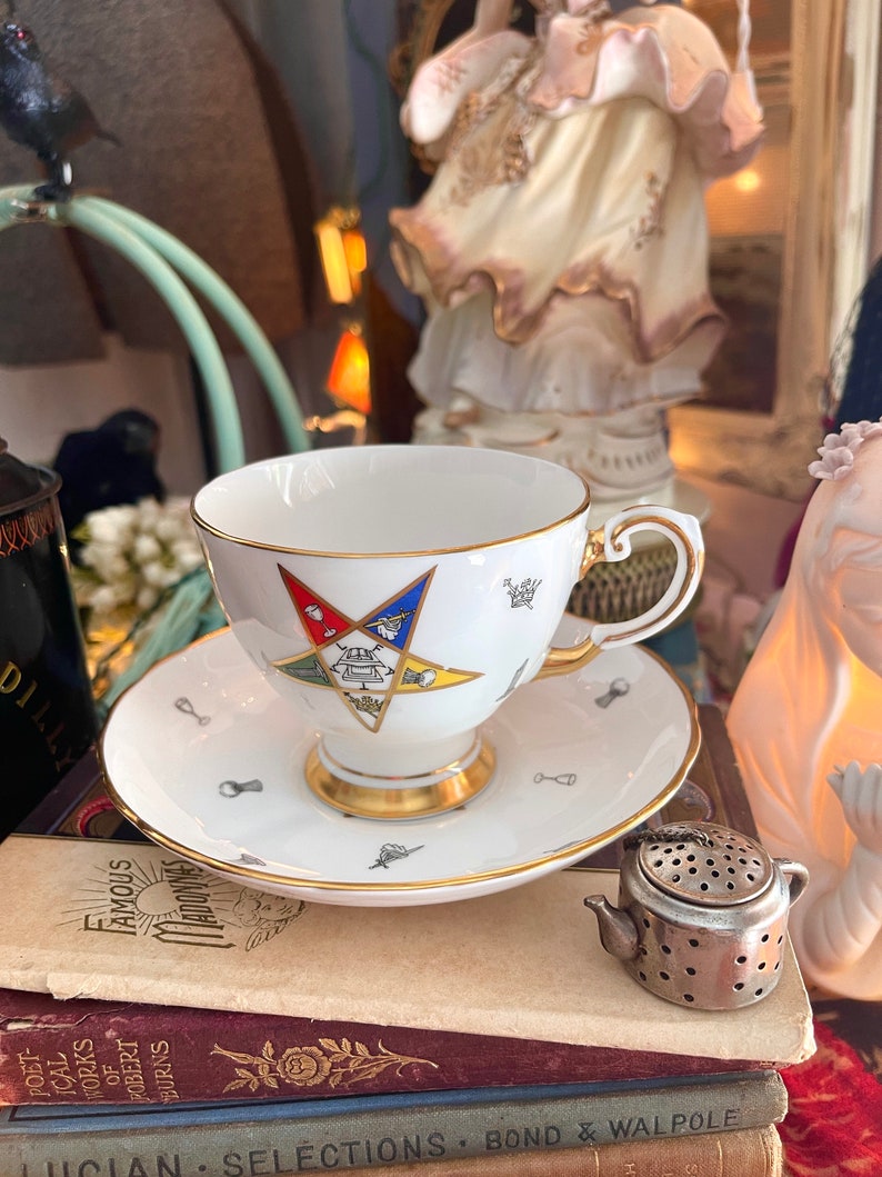 Vintage Order of the Eastern Star Teacup - Etsy