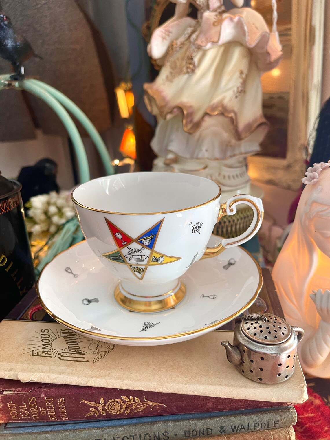 Vintage Order of the Eastern Star Teacup - Etsy