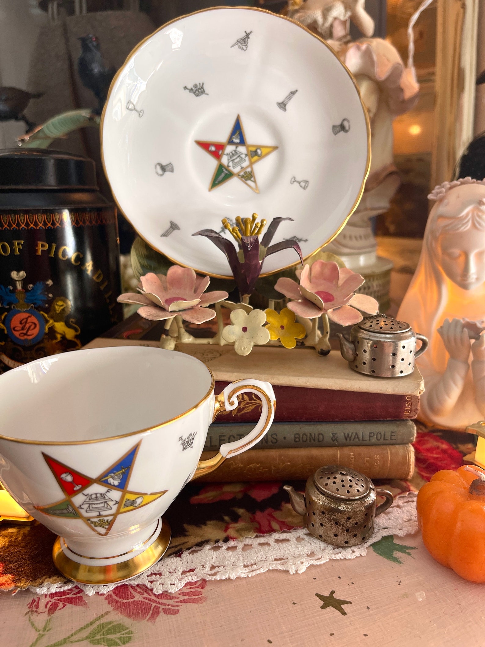 Vintage Order of the Eastern Star Teacup - Etsy
