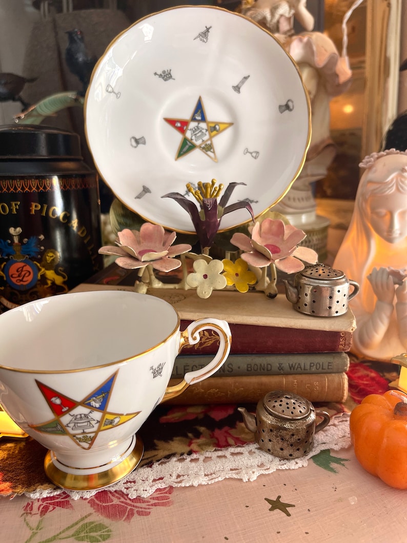 Vintage Order of the Eastern Star Teacup - Etsy