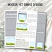 2 Page Newsletter Template, Editable Canva Newsletter, Business ...